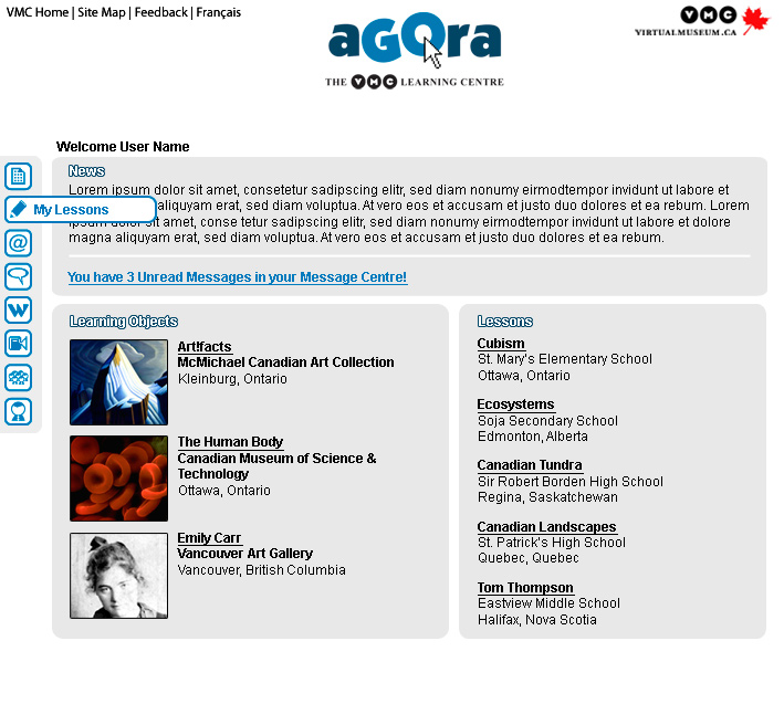 Virtual Learning Environment - Corey Timpson Design